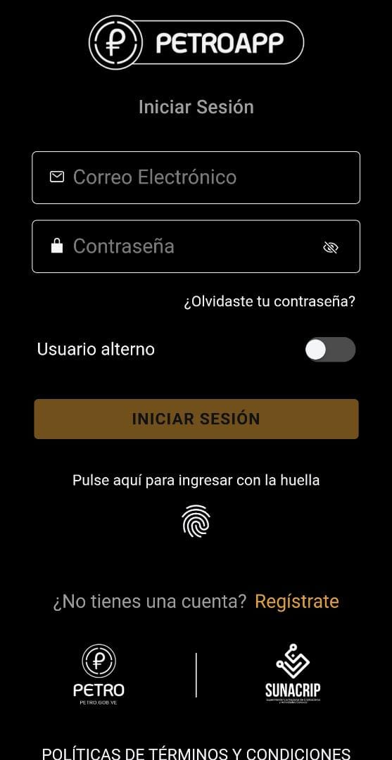Cómo funciona la PetroApp para el pago de servicios y el comercio cripto