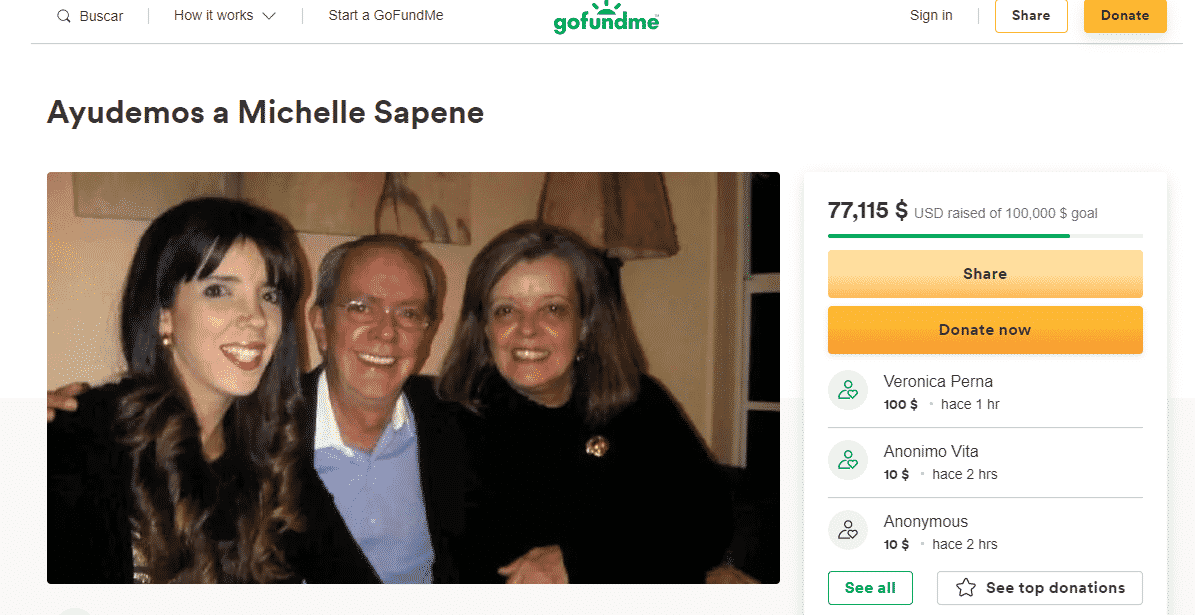 Murió Michelle Sapene tras batallar contra la esclerosis múltiple