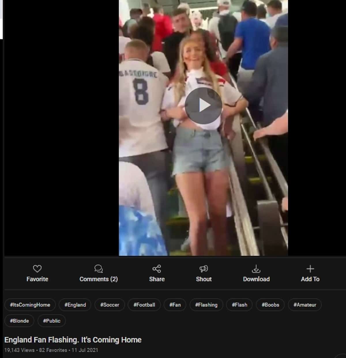 ¿video En El Que Una Mujer Muestra Sus Senos Fue Grabado En El Mundial De Catar 2022 El Diario
