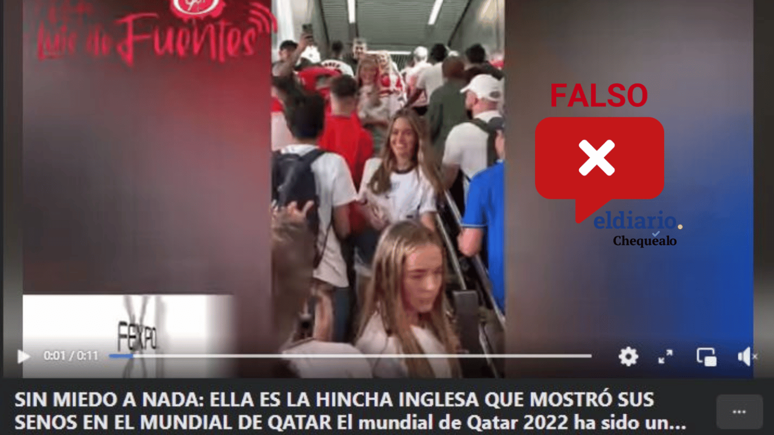 ¿video En El Que Una Mujer Muestra Sus Senos Fue Grabado En El Mundial De Catar 2022 El Diario