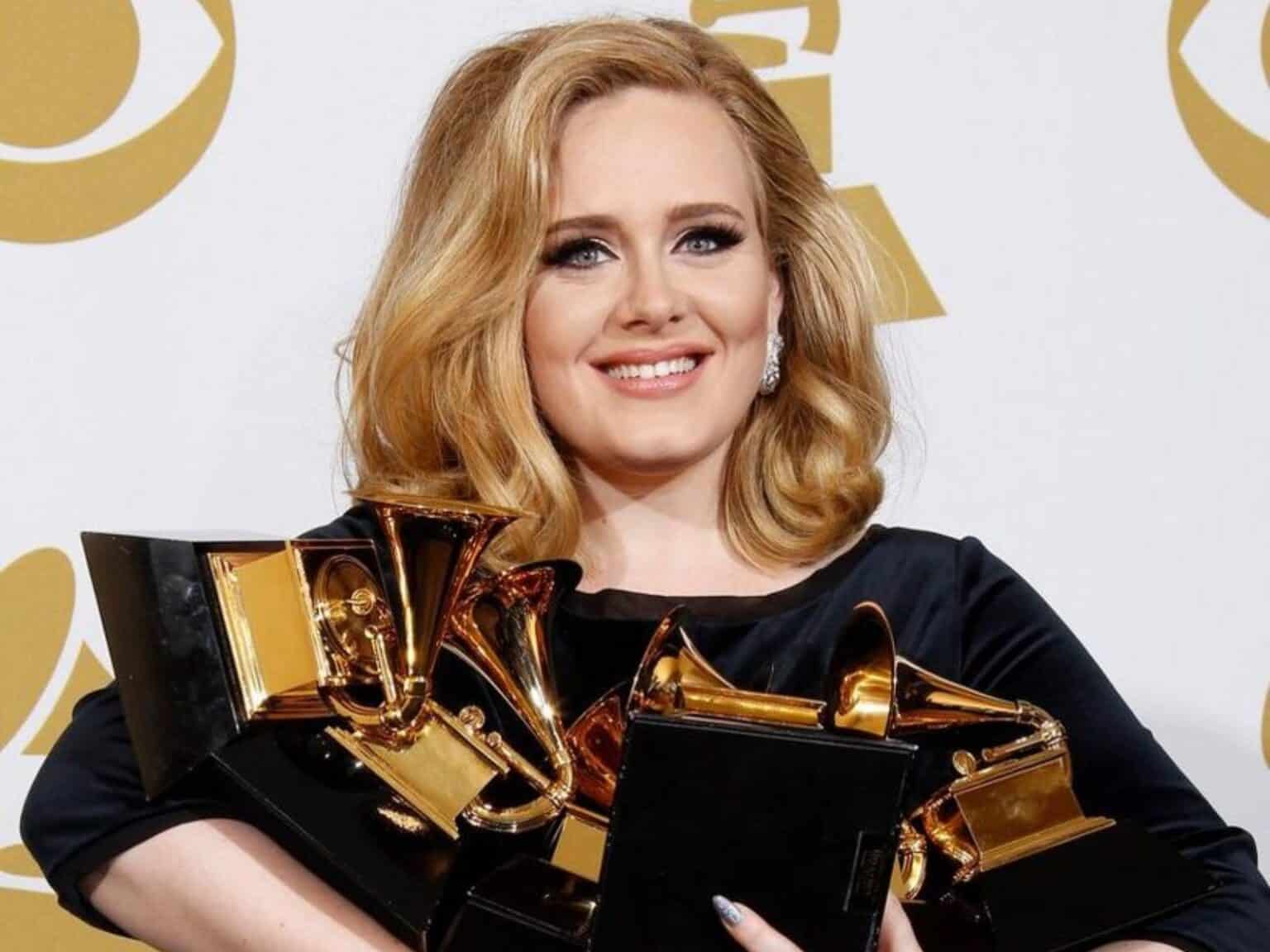Adele lució bandera de Venezuela en show en Las Vegas