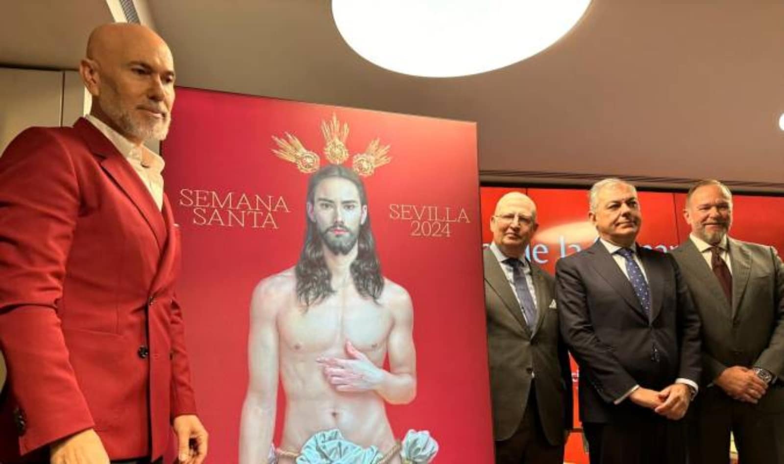 Cartel de la Semana Santa en Sevilla se volvió viral por la imagen de Jesucristo