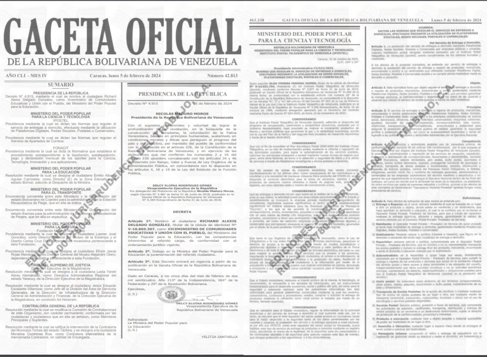 Ipostel regulará el servicio de delivery de negocios digitales