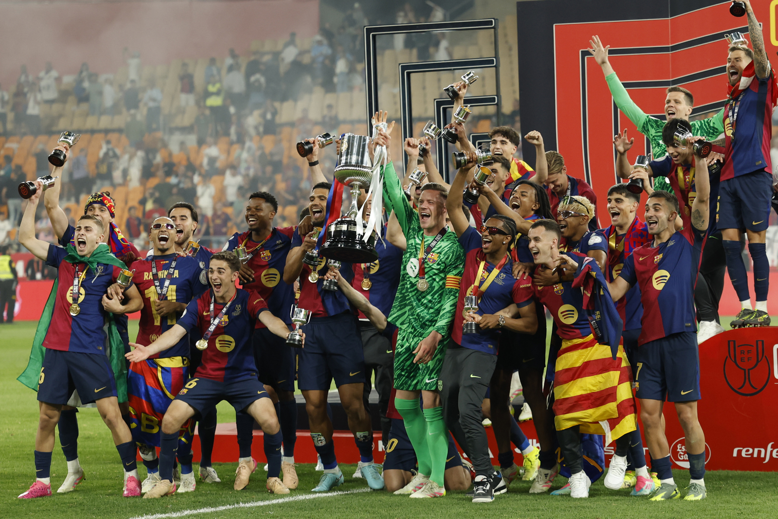 El Barcelona ganó su Copa del Rey número 32
