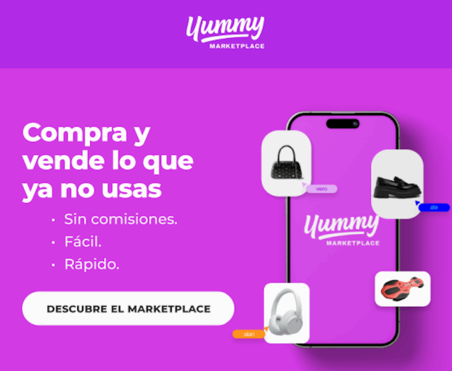 Yummy anunció el lanzamiento de su Marketplace para la compra y venta ...